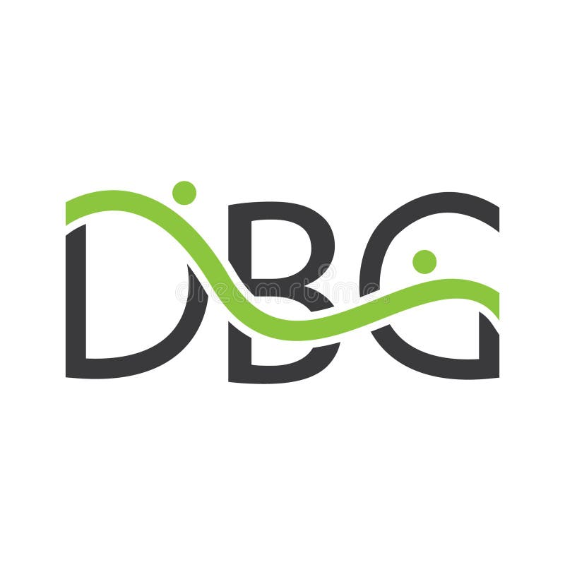 Dbg Text Letters Logo Design Stock Illustration - Illustration of ...