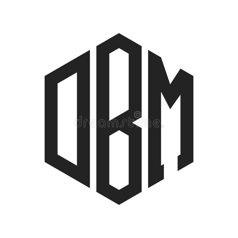 DBM Logo Design. Initial Letter DBM Monogram Logo Using Hexagon Shape ...