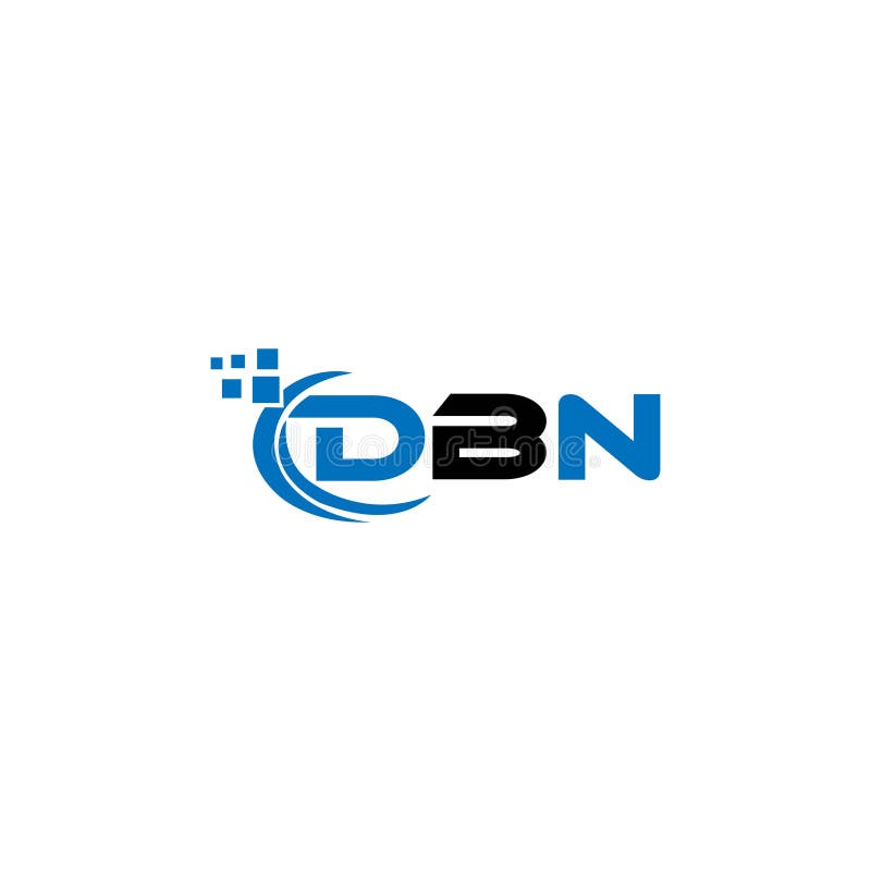 DBN Letter Logo Design on White Background. DBN Creative Initials ...
