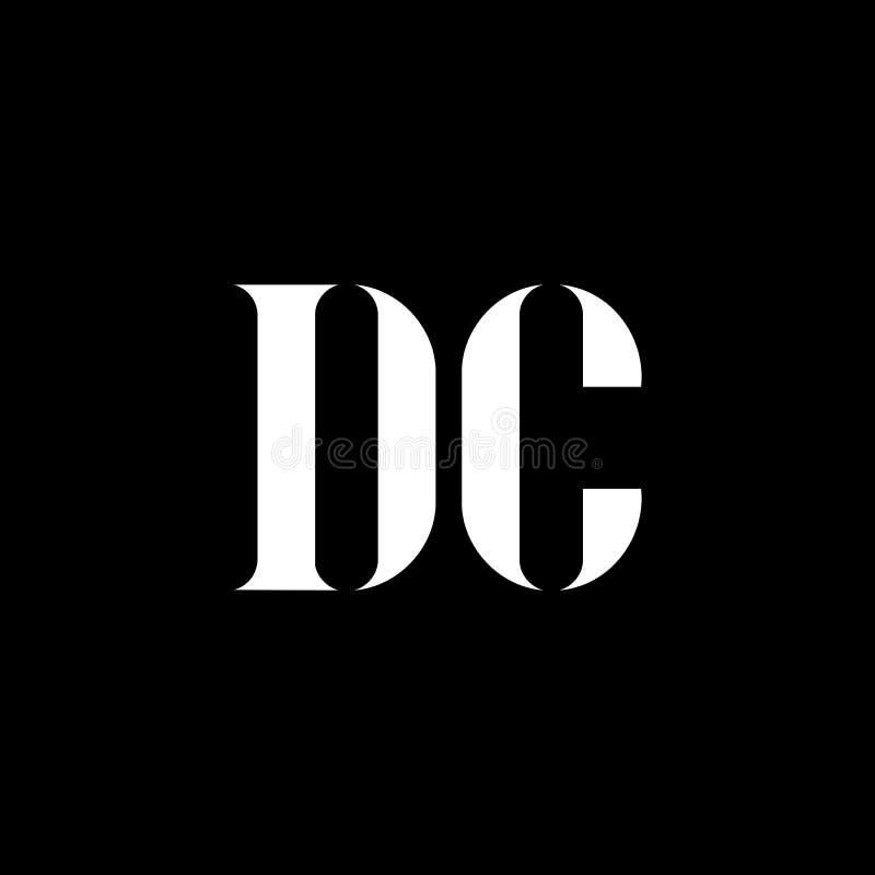 DC D C Letter Logo Design. Initial Letter DC Uppercase Monogram Logo ...