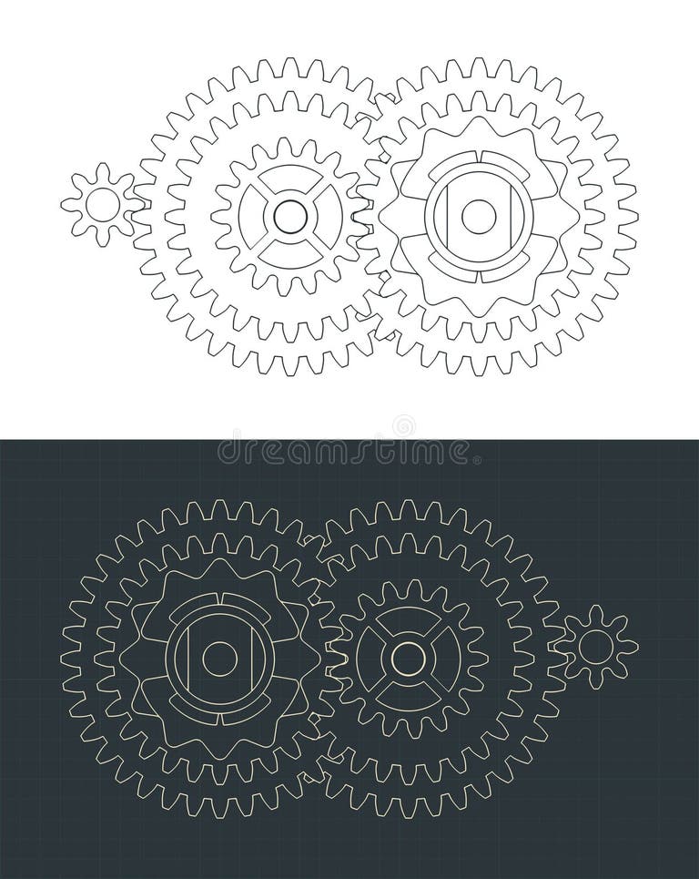 Motor Gear Reduction Stock Illustrations – 172 Motor Gear Reduction ...