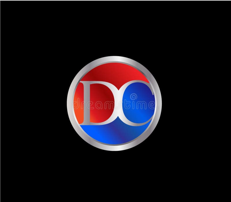 Initial logo design dc stock vector. Illustration of business - 100926506