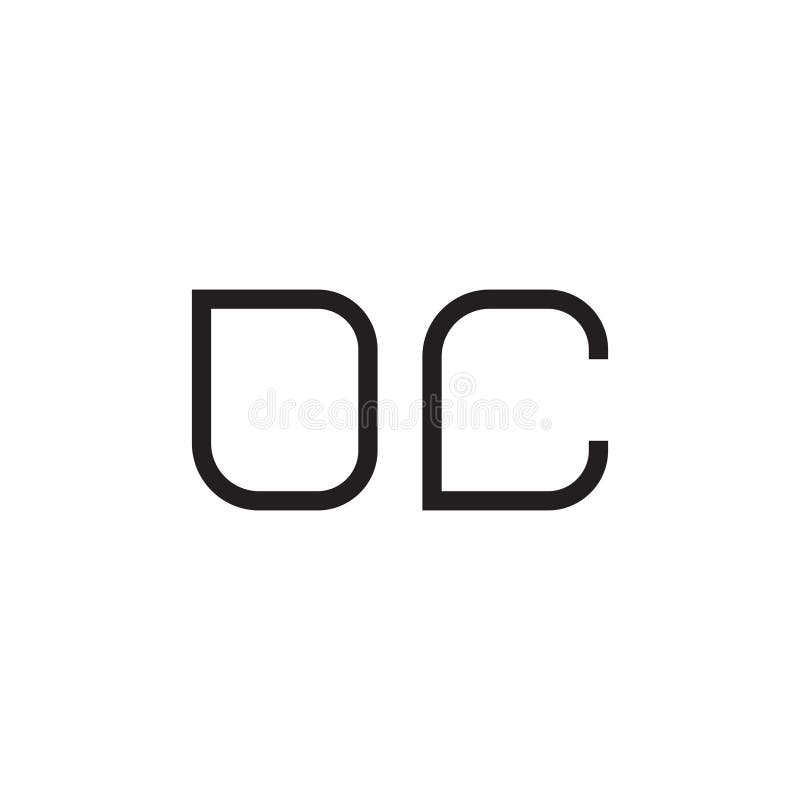 Dc Initial Letter Vector Logo Icon Stock Vector - Illustration of ...