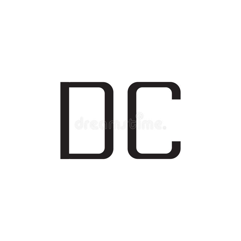 Dc Initial Letter Vector Logo Icon Stock Vector - Illustration of ...