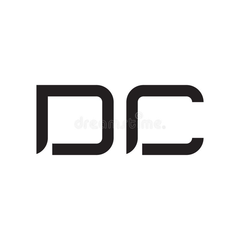 Dc Initial Letter Vector Logo Icon Stock Vector - Illustration of ...