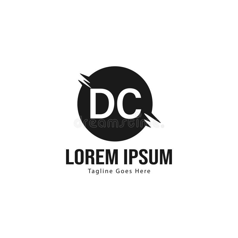DC Letter Logo Design. Creative Modern DC Letters Icon Illustration ...