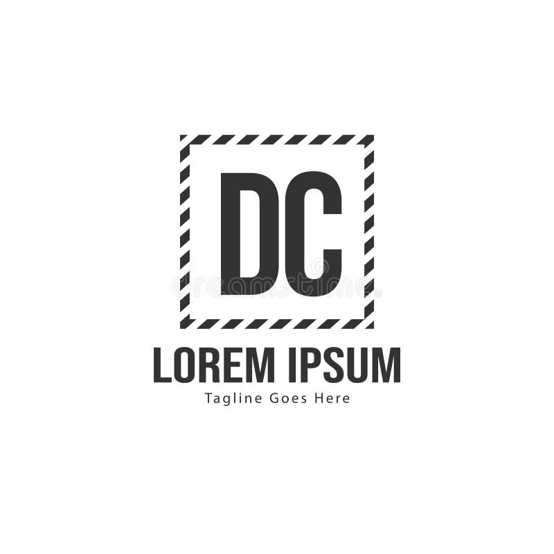 DC Letter Logo Design. Creative Modern DC Letters Icon Illustration ...