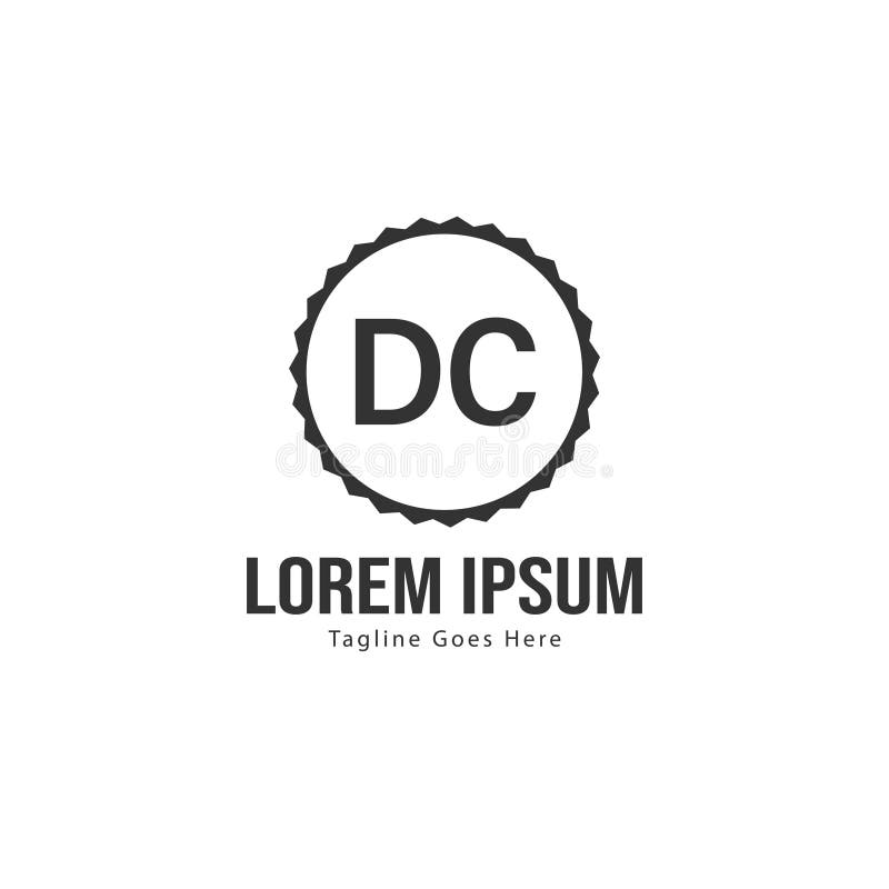 DC Letter Logo Design. Creative Modern DC Letters Icon Illustration ...