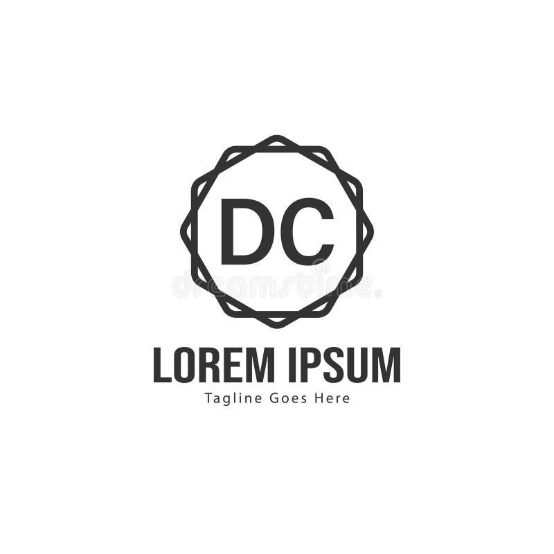 DC Letter Logo Design. Creative Modern DC Letters Icon Illustration ...