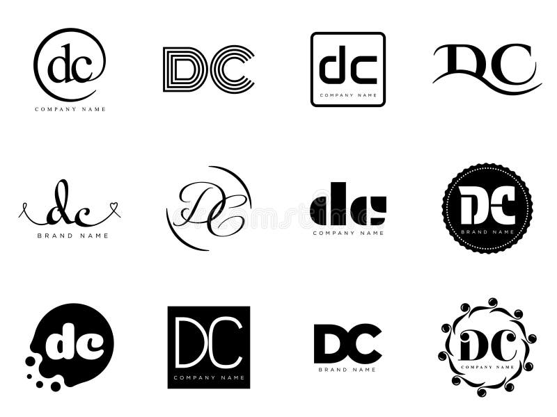 DC Logo Company Template. Letter D and C Logotype Stock Vector ...