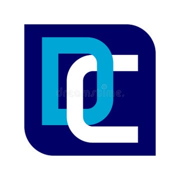 DC logo 3 icon template stock illustration. Illustration of ...