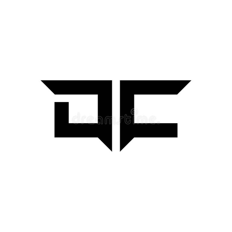 DC Logo Monogram Design Template Stock Vector - Illustration of element ...
