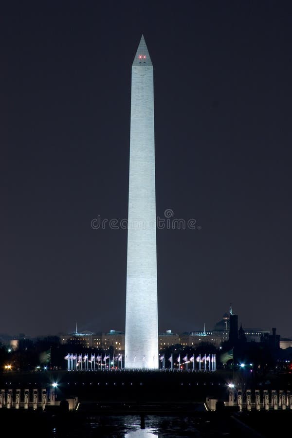 DC at night stock image. Image of night, mall, stone, national - 7056243