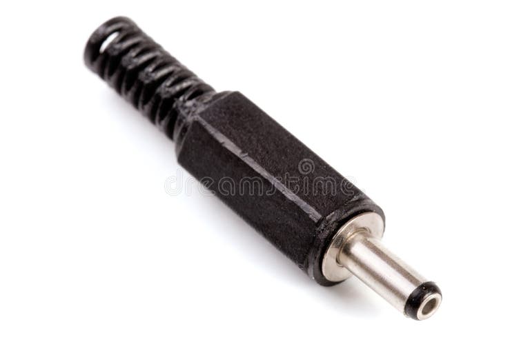 DC Power Supply Connector for Low Current Devices Stock Photo - Image ...