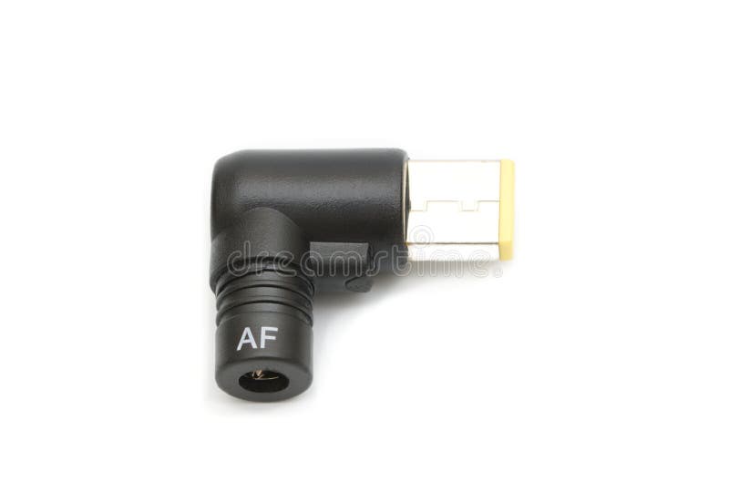 DC Power Supply Connector for Low Current Devices. Power Plug of Router ...