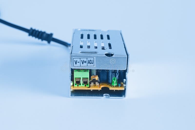 DC Power Supply for Converters and Industrial Stock Photo - Image of ...