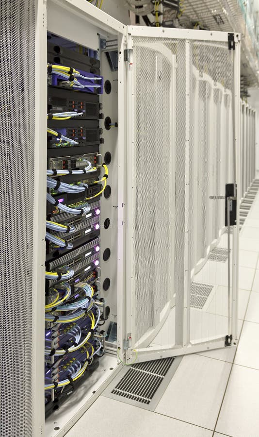 DC Rack open door vertical stock photo. Image of access - 56248680