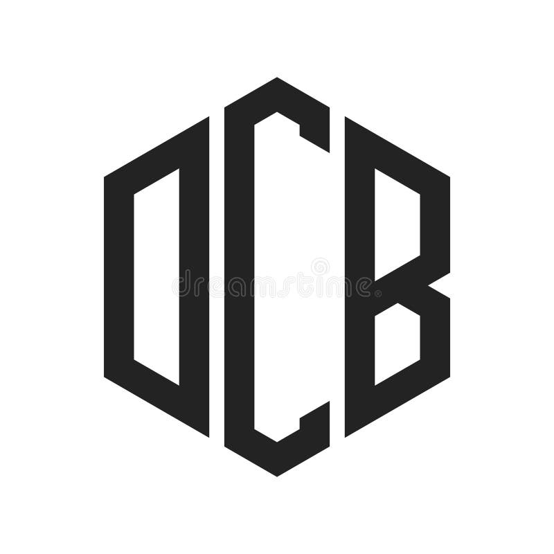 DCB Logo Design. Initial Letter DCB Monogram Logo Using Hexagon Shape ...
