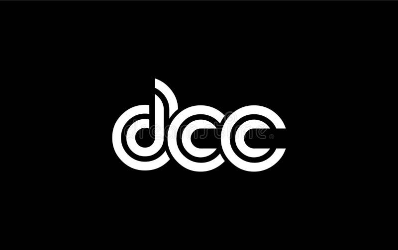 DCC Creative Unique Modern Letter Logo Design Stock Vector ...