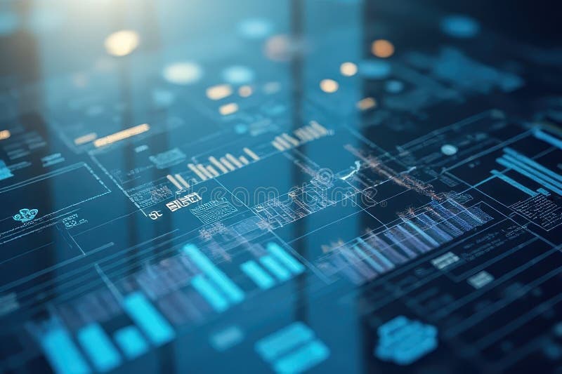 DCF Valuation Chart Illustration for Financial Analysis Stock ...