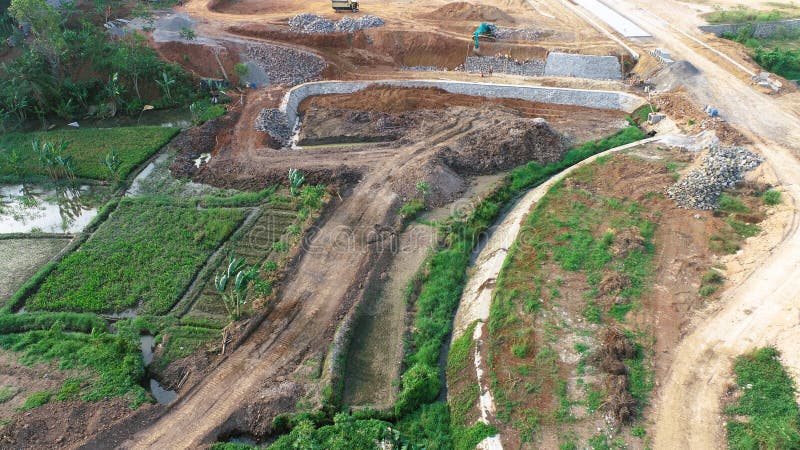 Infrastructure Development is Being Carried Out on Large Areas of Land ...