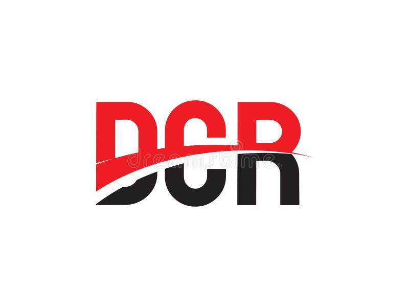DCR Letter Initial Logo Design Vector Illustration Stock Vector ...