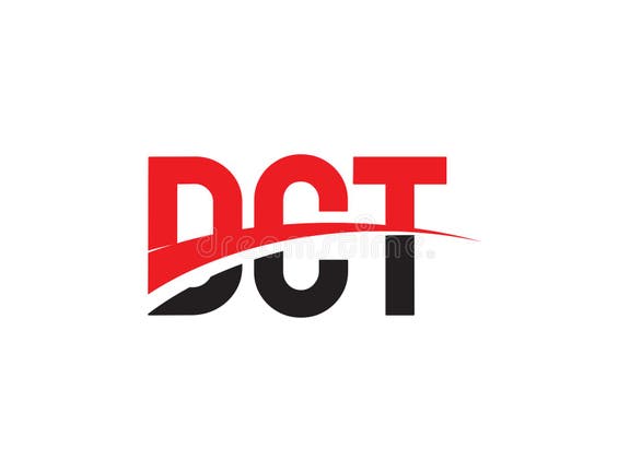 DCT Letter Initial Logo Design Vector Illustration Stock Vector ...
