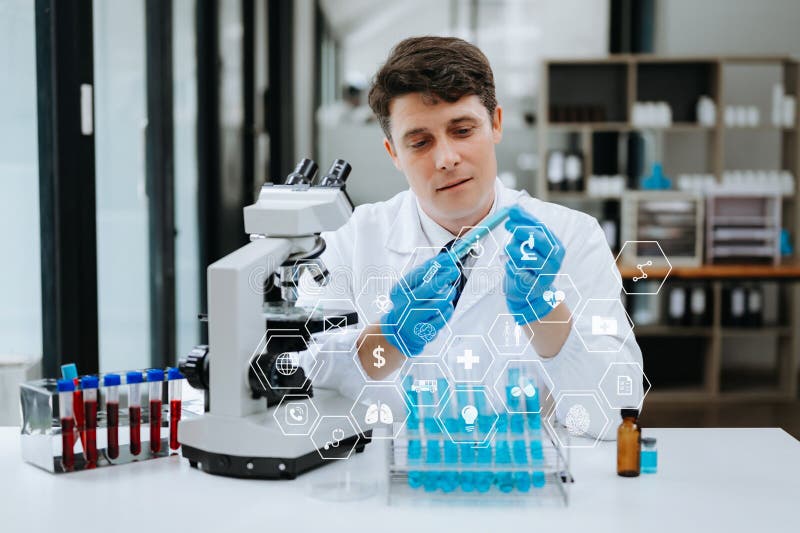 Dctor Work on Digital Tablet Healthcare Doctor Technology Tablet Using ...