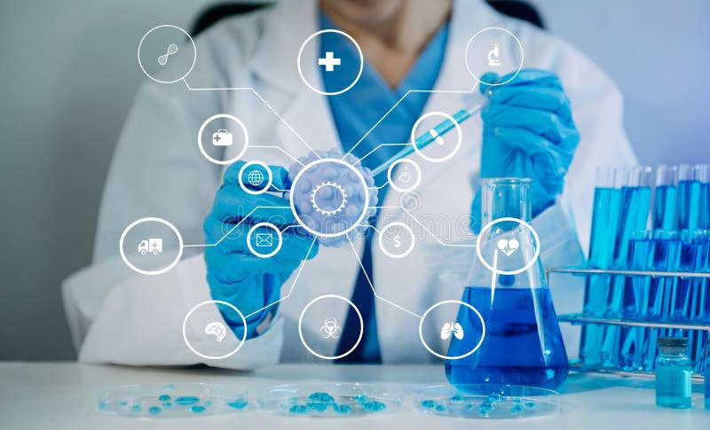 Dctor Work on Digital Tablet Healthcare Doctor Technology Tablet Using ...