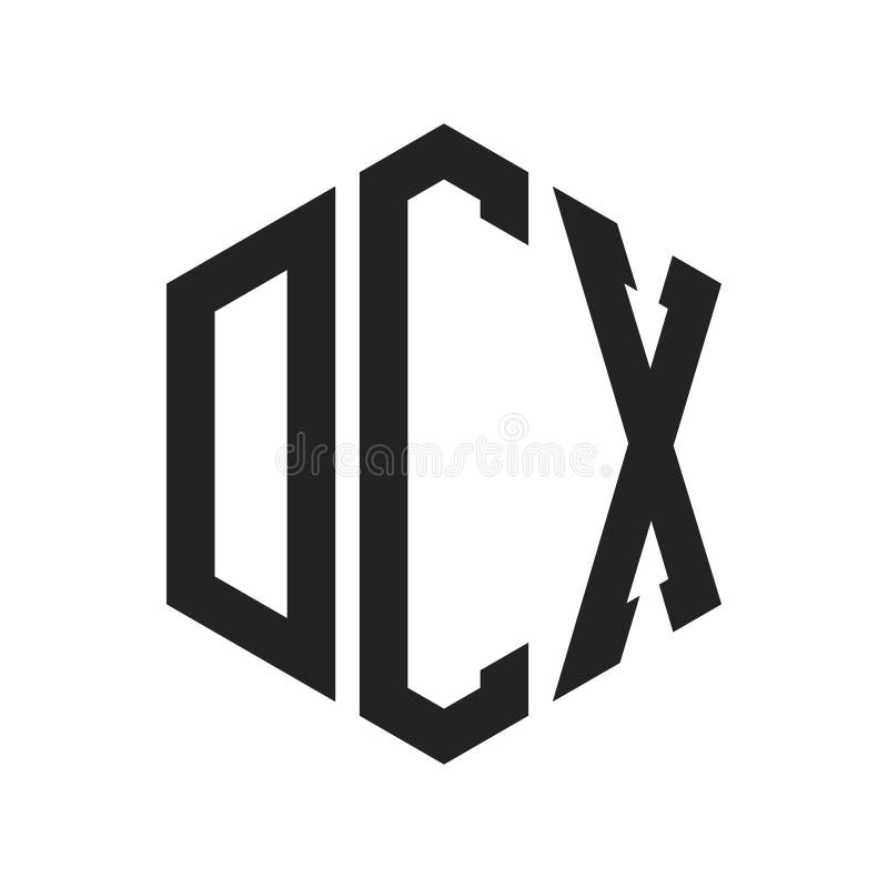 DCX Logo Design. Initial Letter DCX Monogram Logo Using Hexagon Shape ...