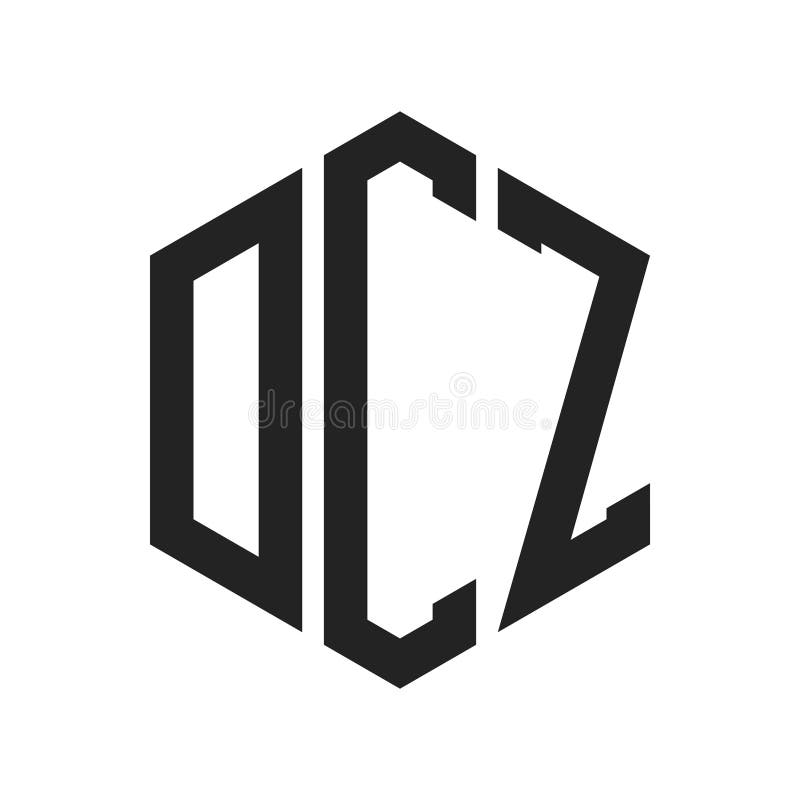 DCZ Logo Design. Initial Letter DCZ Monogram Logo Using Hexagon Shape ...