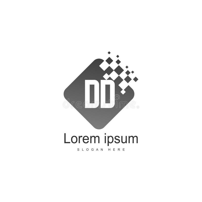 DD Letter Logo Design. Creative Modern DD Letters Icon Illustration ...