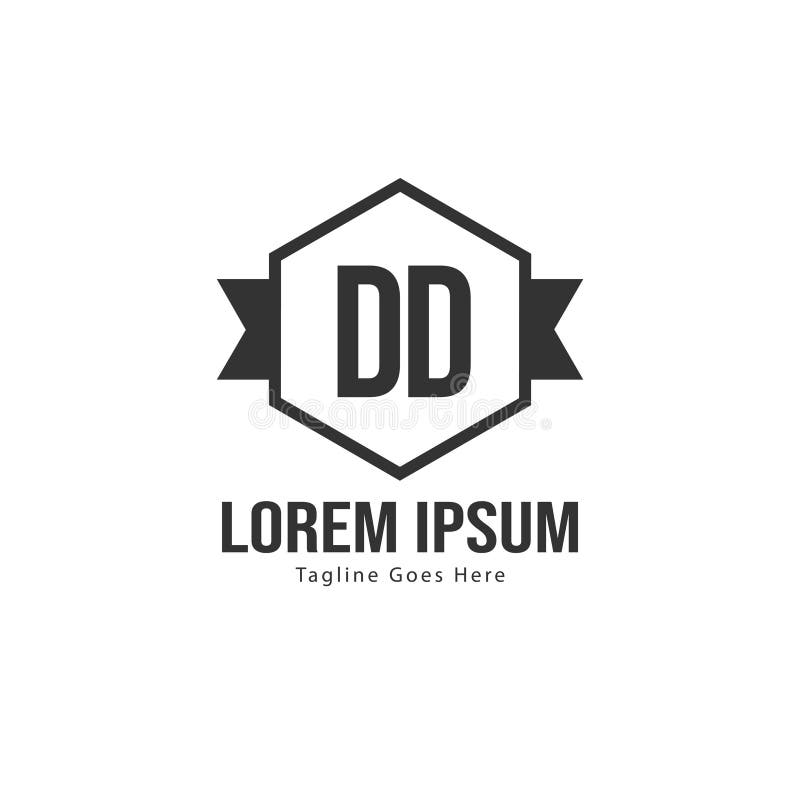 DD Letter Logo Design. Creative Modern DD Letters Icon Illustration ...