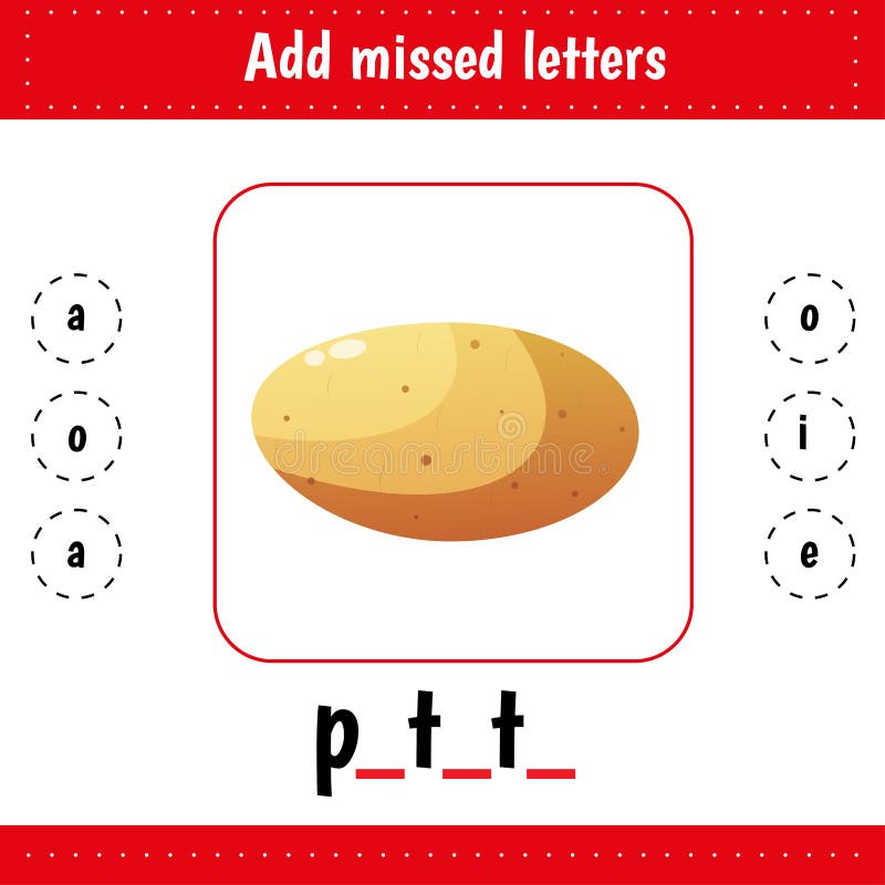 Letters Potato Stock Illustrations – 162 Letters Potato Stock ...