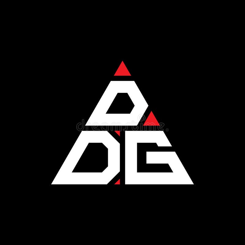 DDG Triangle Letter Logo Design with Triangle Shape. DDG Triangle Logo ...