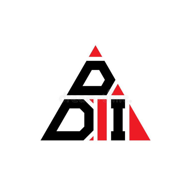 DDI Triangle Letter Logo Design with Triangle Shape. DDI Triangle Logo ...