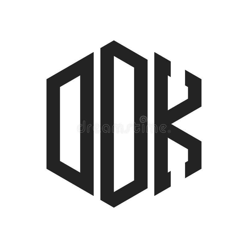 DDK Logo Design. Initial Letter DDK Monogram Logo Using Hexagon Shape ...