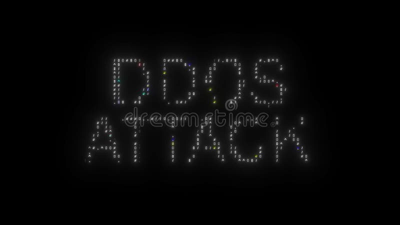 DDoS Attack Animation Visualization Stock Footage - Video of flood ...
