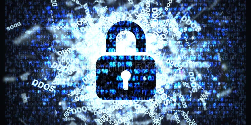 DDOS Attack, Infection Trojan, Virus Attacks. Stock Illustration ...