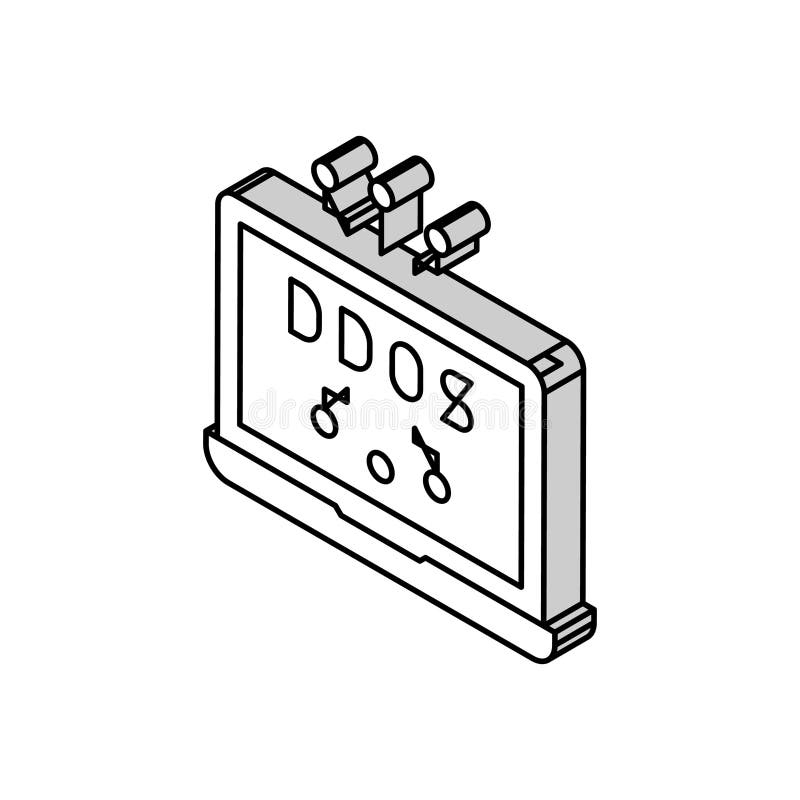 Ddos Attack Isometric Icon Vector Illustration Stock Vector ... Ddos Attack Isometric Icon Vector Illustration Stock Vector ...