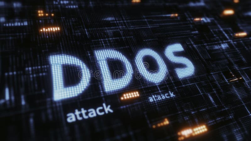 Understanding DDoS Attacks through Data Visualization in a Digital Environment at Night Stock ...