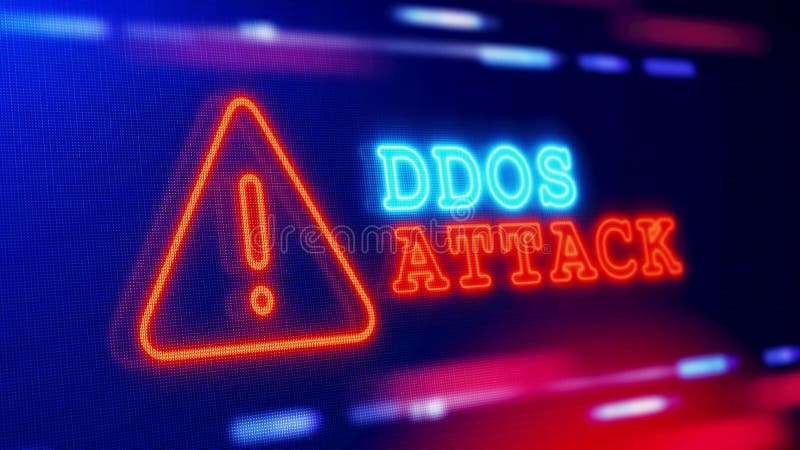 Ddos Attack Warning Alert Error Message Flashing on Screen, Computer ... Ddos Attack Warning Alert Error Message Flashing on Screen, Computer ...