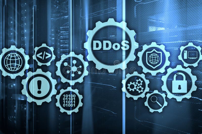 DDOS cyber attack concept. stock image. Image of ddos - 69720917