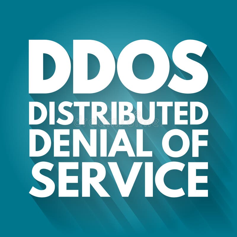 DDOS Distributed Denial of Service Attack Criminal Ransomware Cyber ...