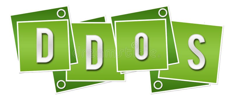DDoS Green Squares Rings stock illustration. Illustration of break ...