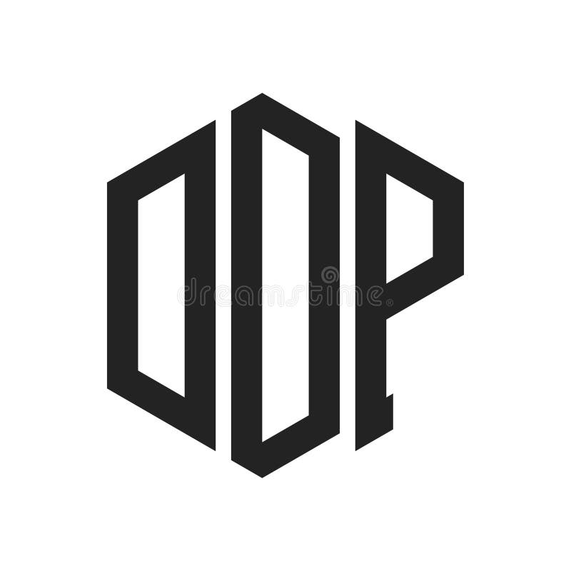 DDP Logo Design. Initial Letter DDP Monogram Logo Using Hexagon Shape ...