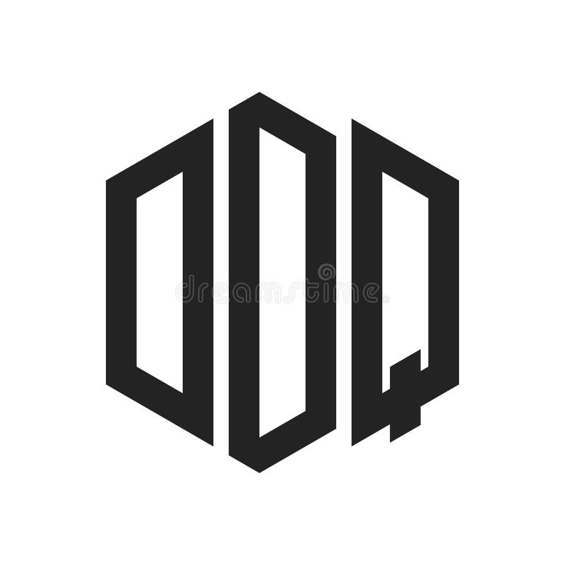 DDQ Logo Design. Initial Letter DDQ Monogram Logo Using Hexagon Shape ...