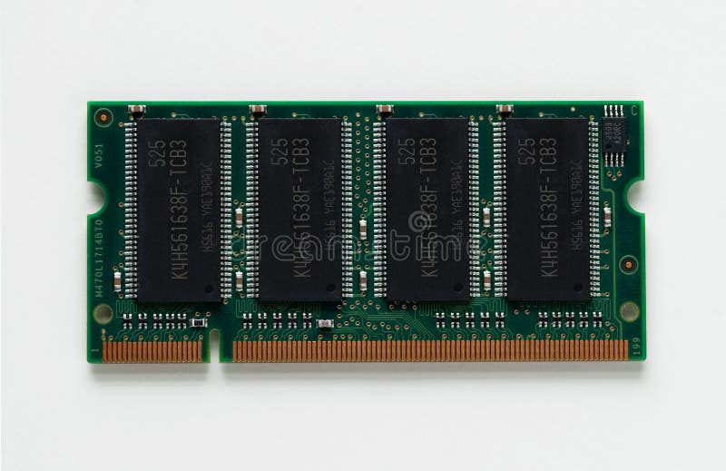 DDR 1 GB Memory Circuit stock photo. Image of network - 37854660