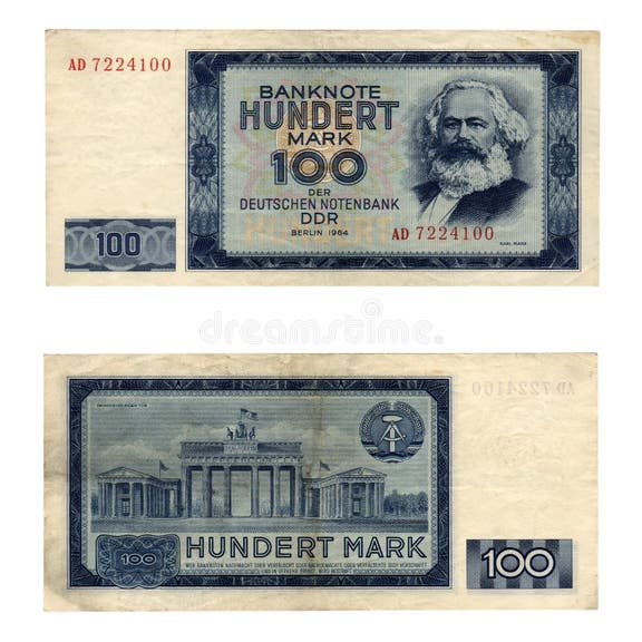 DDR banknote stock image. Image of democ, banknote, change - 9098799