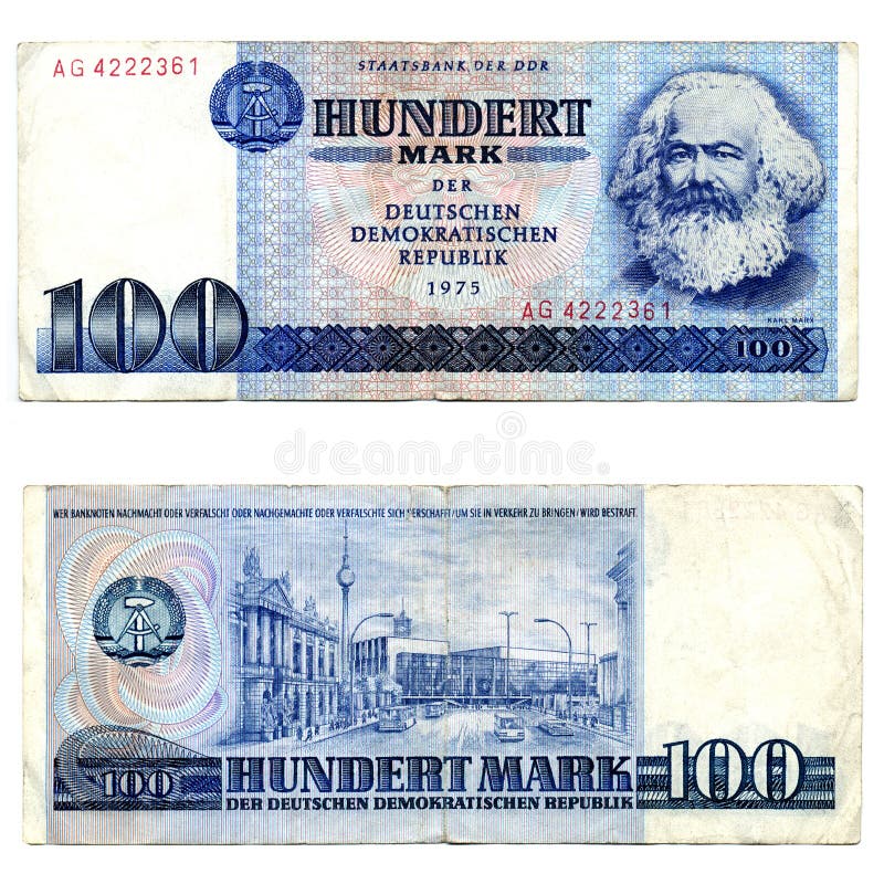 DDR banknote stock image. Image of democ, change, republic - 9132627